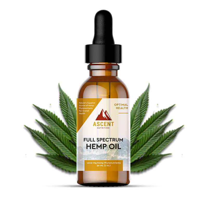 Organic Full Spectrum Hemp Oil – Ascent Nutrition Hemp
